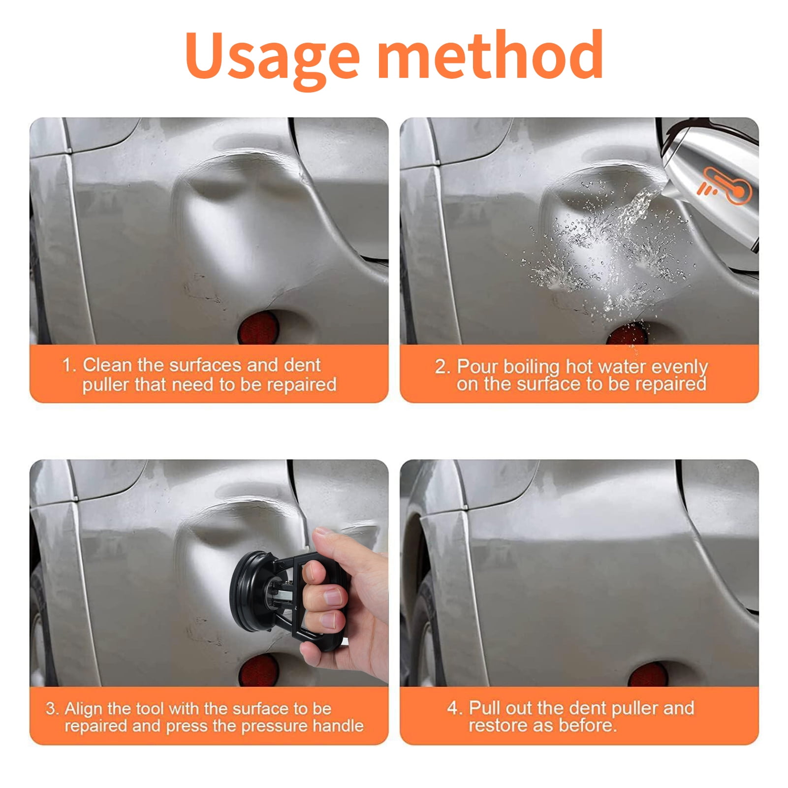 Puller Car Dent Puller, Aluminum Alloy Dent Remover Tool Suction Cup ...