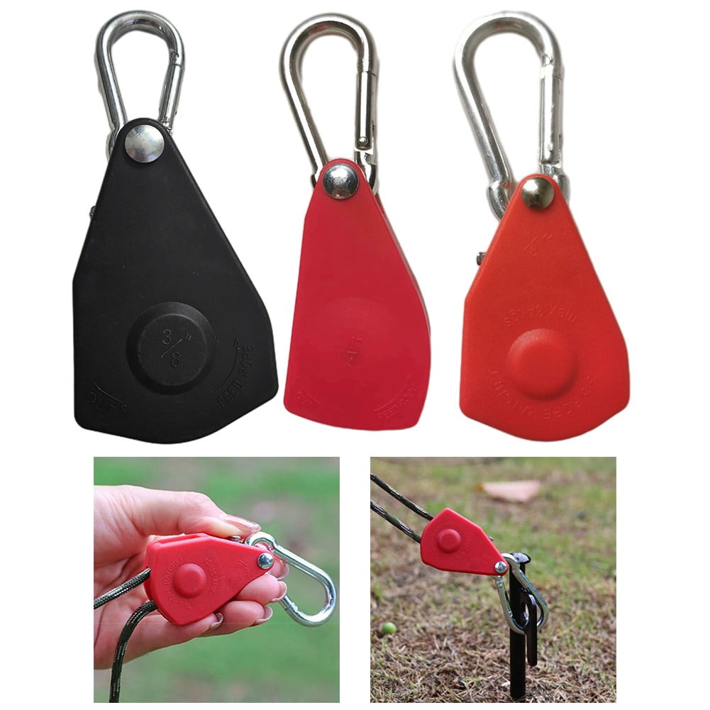 Pulley Adjuster Tent Fastener Metal Pulley Buckle Wind Rope Adjustment ...