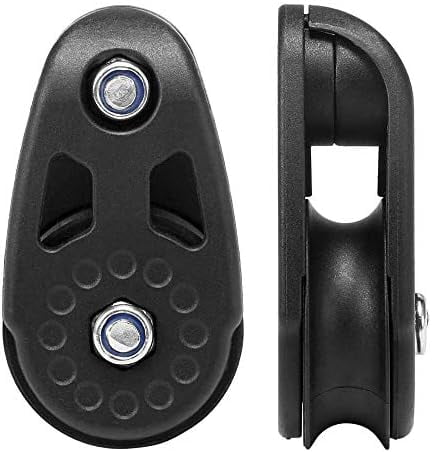 Pulley Kit,Heavy Duty Slide Rail Anchor Trolley Kit Pulley Blocks ...