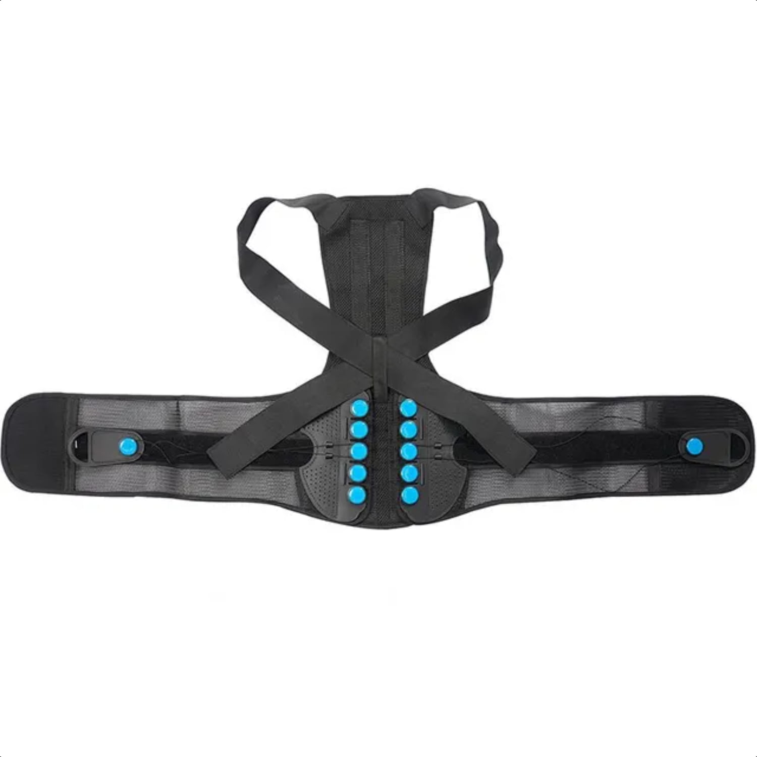 Pulley System Breathable Mesh Full Back Brace Back Pain Relief ...