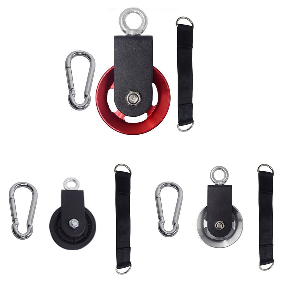 Pulley System Gym Silent Nylon Fitness Swivel Pulley Wheel With Hanging ...