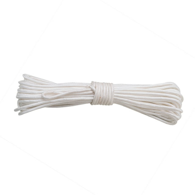 Pulley System Rope Crafting Cord White Lanyard Nylon Lifting Clothes ...