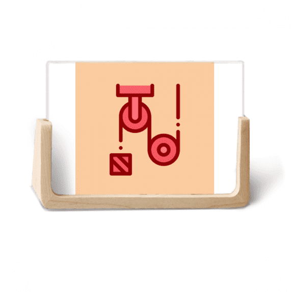 Pulley Tensile Force Experiment Photo Wooden Photo Frame Tabletop ...