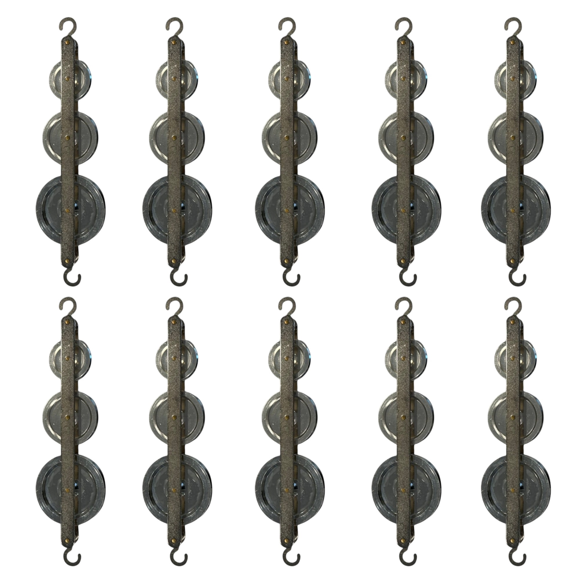 Pulley, Triple Tandem Aluminum, Pack of 10 - Walmart.com
