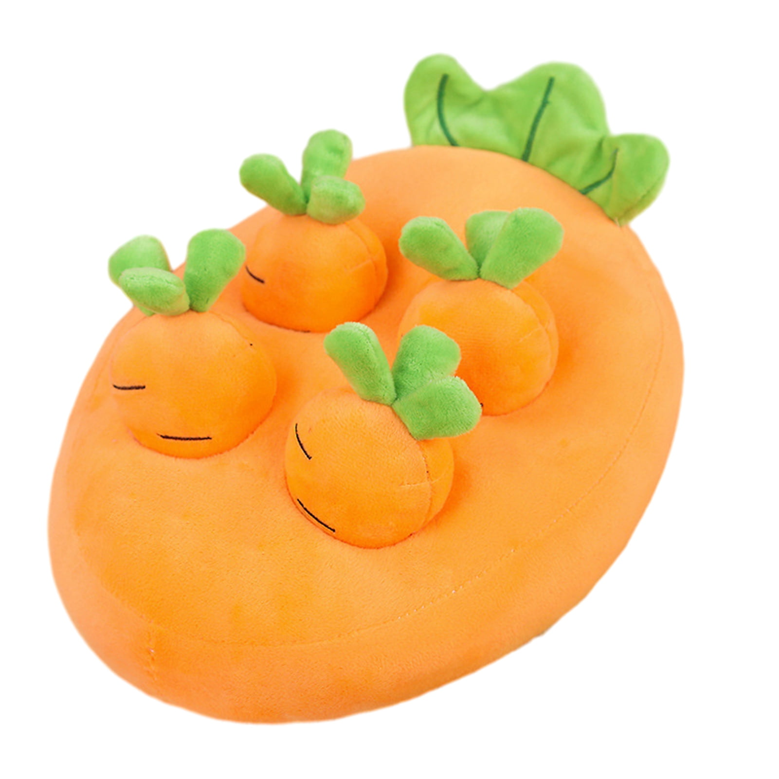 Pulling Radish Plush Toy Carrot Strawberry Pineapple Shape Fuzzy Soft ...