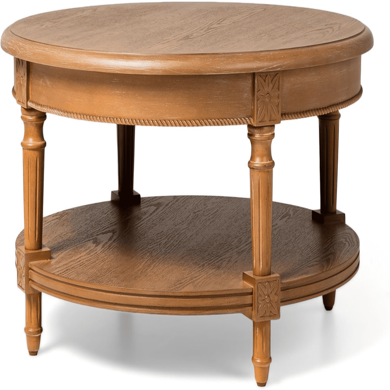 Pullman Large Curved 2 Tier Traditional Round Circle Wooden Center ...