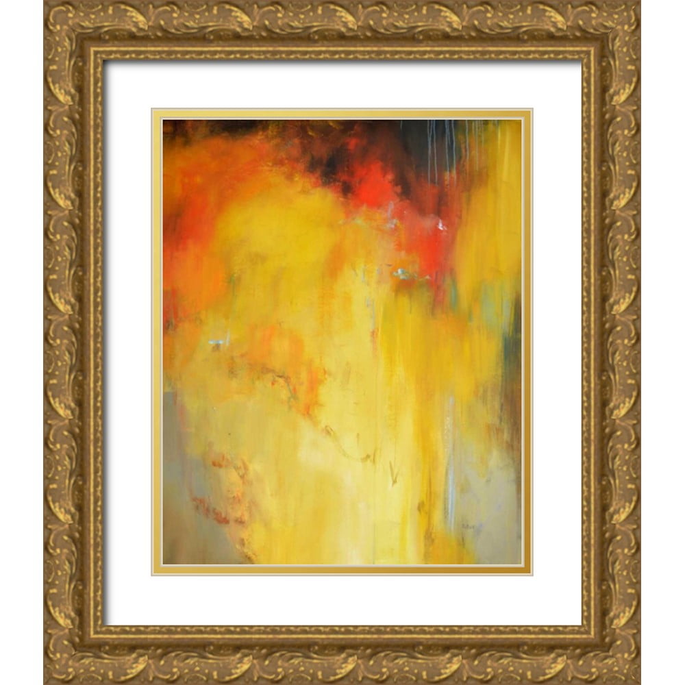 Pullman, Mark 26x31 Gold Ornate Wood Framed with Double Matting Museum ...