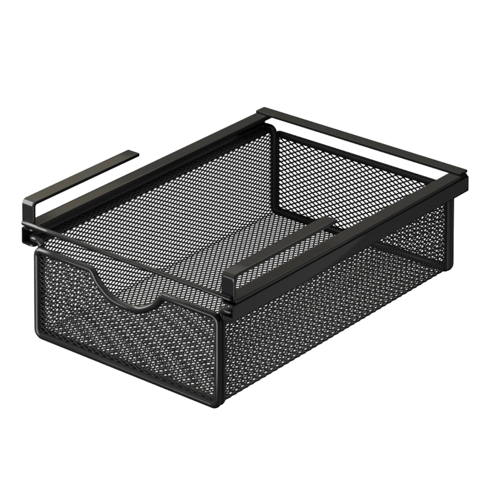 Pullout Drawer Basket Hanging Storage Organizer Under Shelf Basket ...