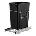 Pullout Trash Can for Under Kitchen Cabinets, Single 30QT Garbage Waste ...