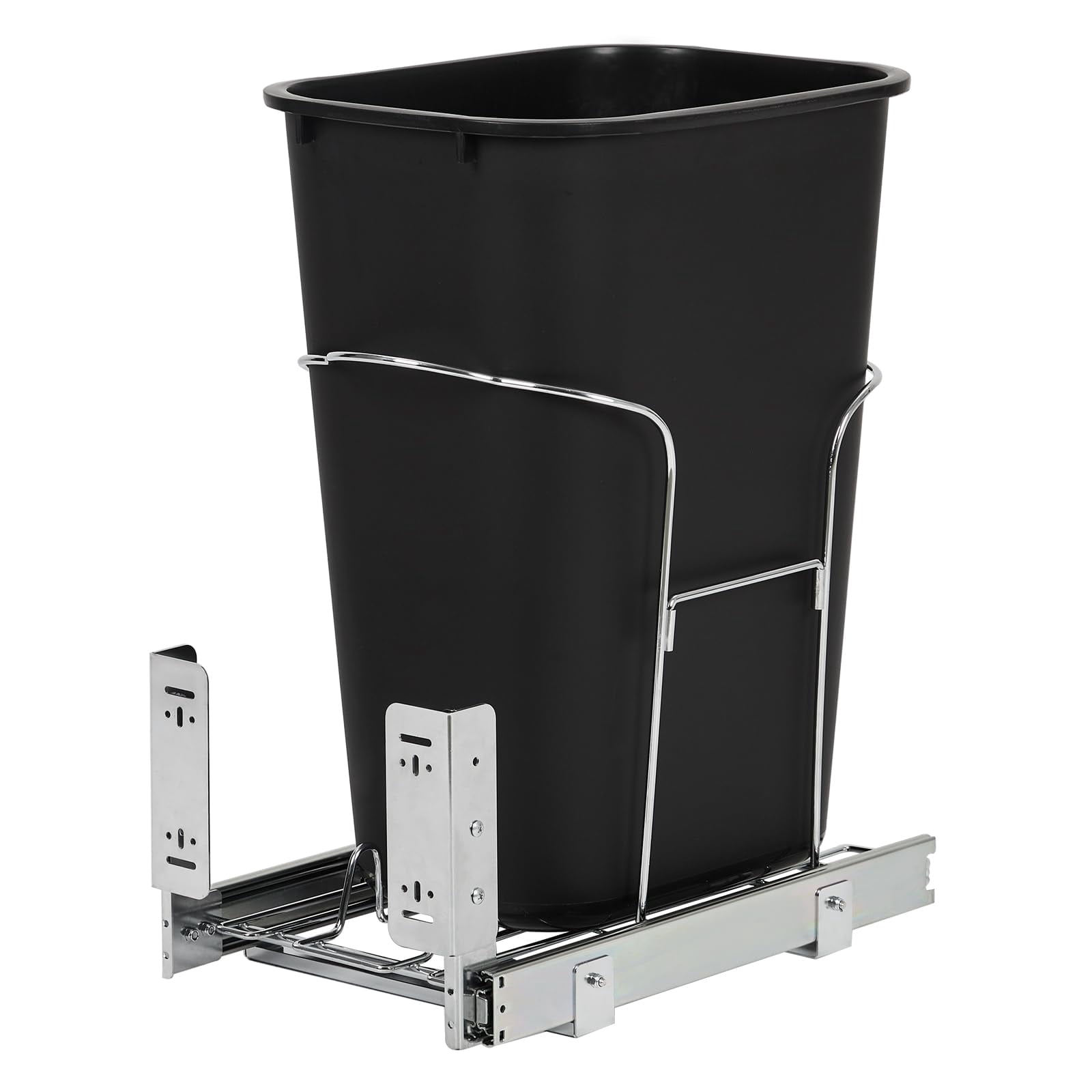 Pullout Trash Can for Kitchen Cabinets, 30/35 Qt Garbage Waste ...