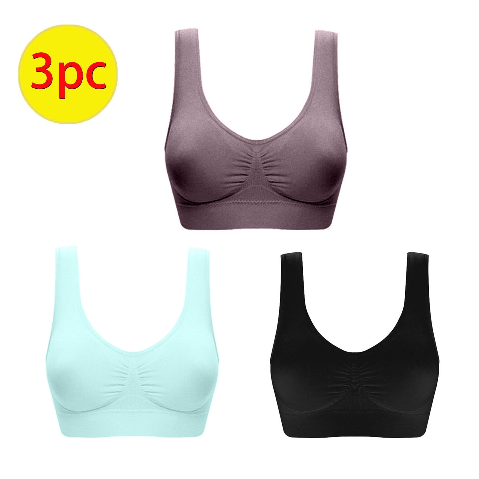 Pullover Bras for Women 3 Pack 3 Pk Bras for Women 3 Pk. Bras for Women ...