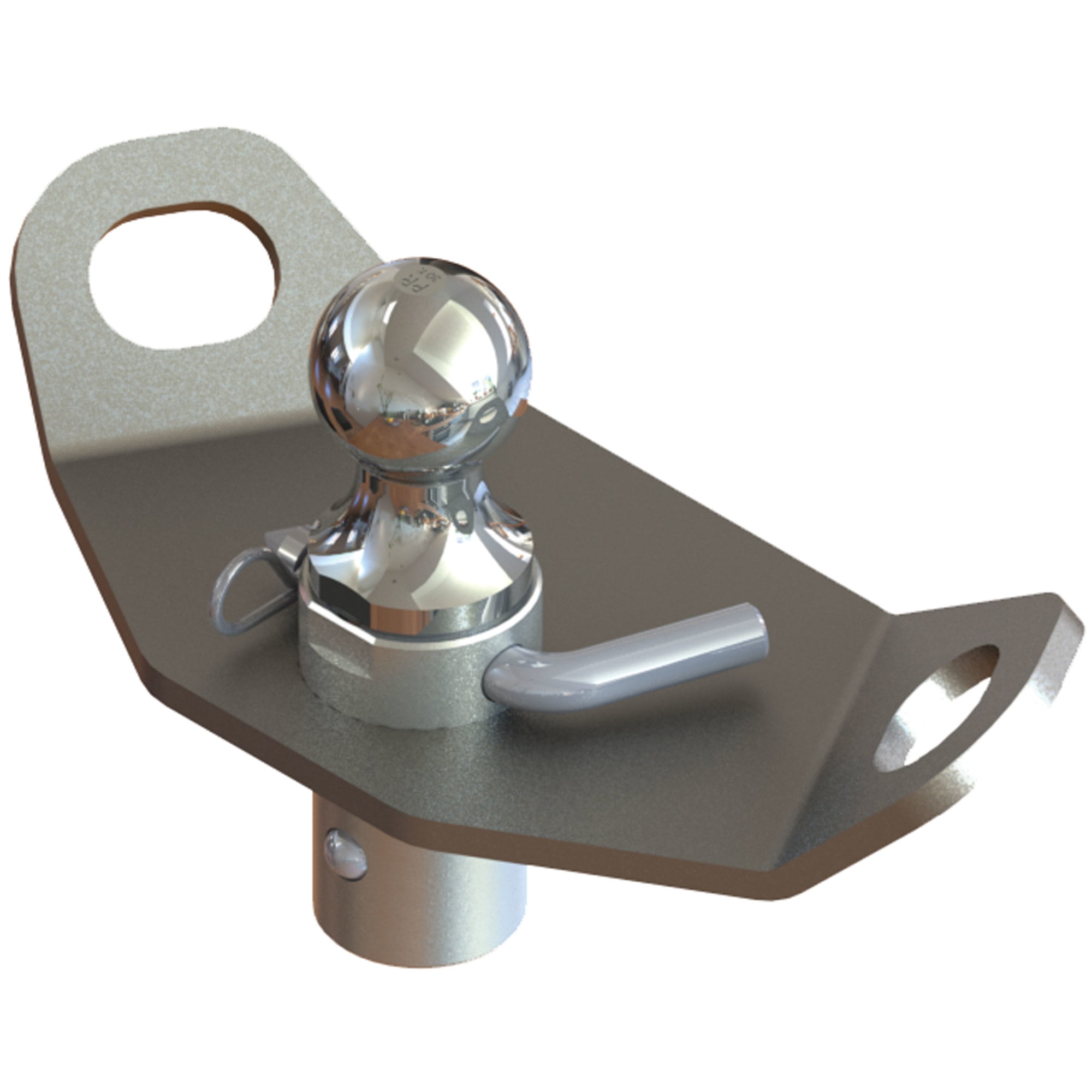 PullRite 4437 OE-Series Gooseneck Ball with Plate - Walmart.com