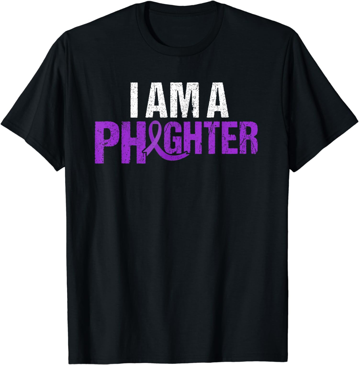 Pulmonary Hypertension Fighter Ayerza Syndrome PHTN Support T-Shirt ...