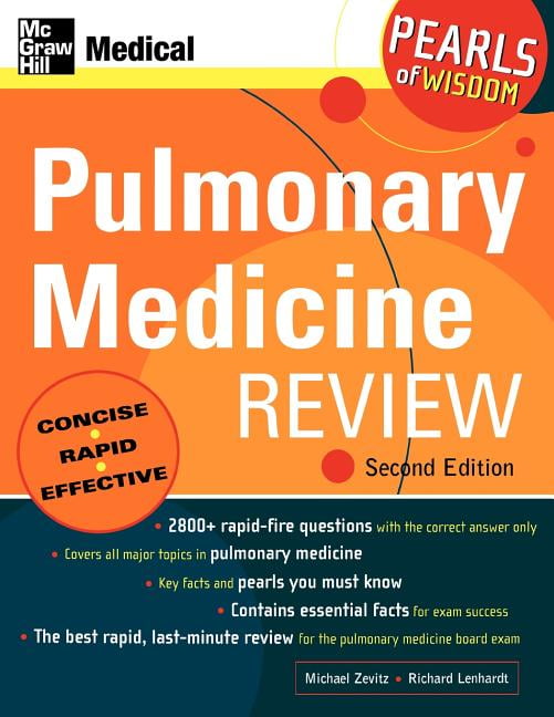 Pulmonary Medicine Review: Pearls of Wisdom (Paperback) by Michael ...
