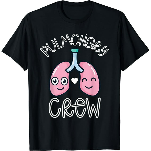 Pulmonary Nurse Crew Cute Kawaii Lungs RT RN Care Week Team T-Shirt ...