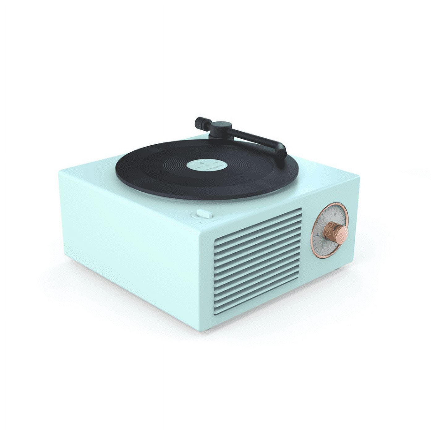 Puloru Retro Atomic Record Player Mini Bluetooth Connection Wireless ...