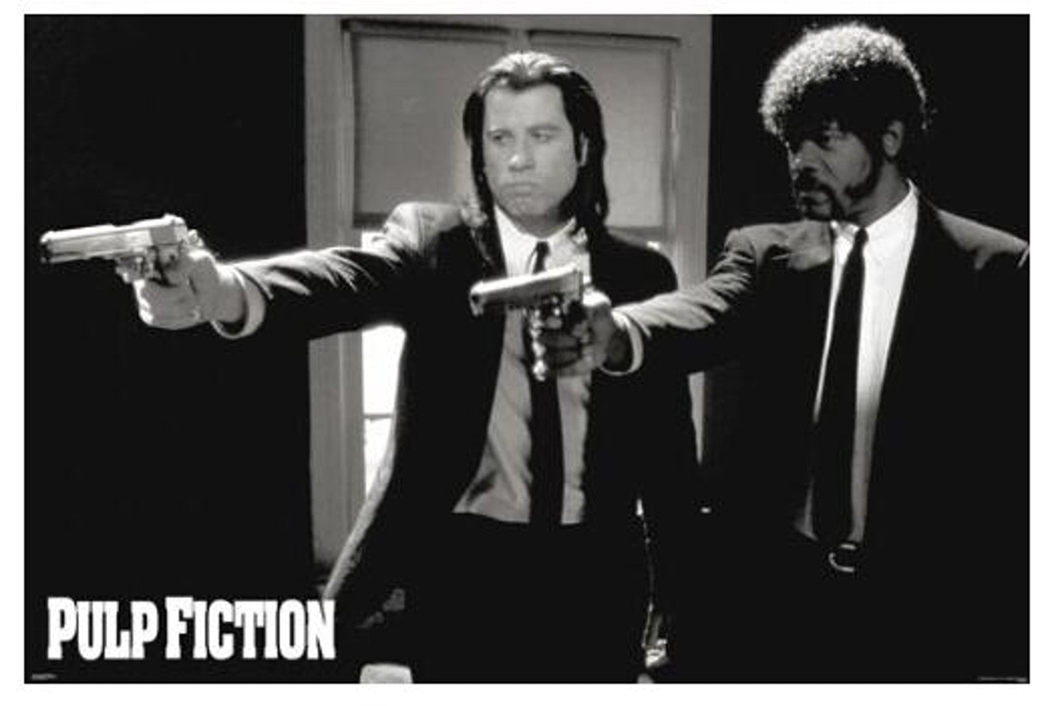 Pulp Fiction Duo Guns Poster - Walmart.com