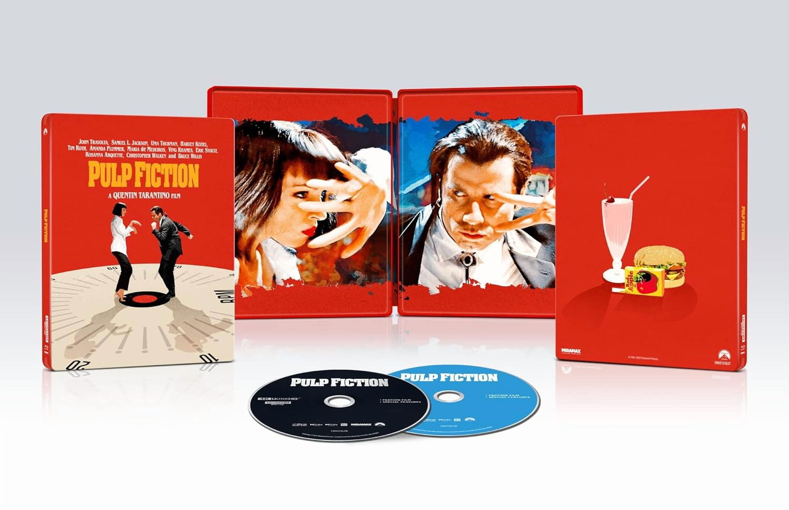 Pulp Fiction (Limited Edition Steelbook) (4K Ultra HD + Blu-ray ...