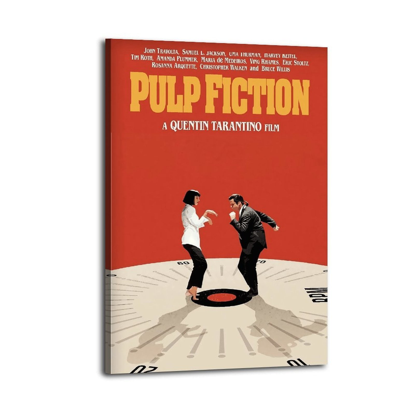 Pulp Fiction Movie Poster Vintage Canvas for Bedroom Posters for Room ...