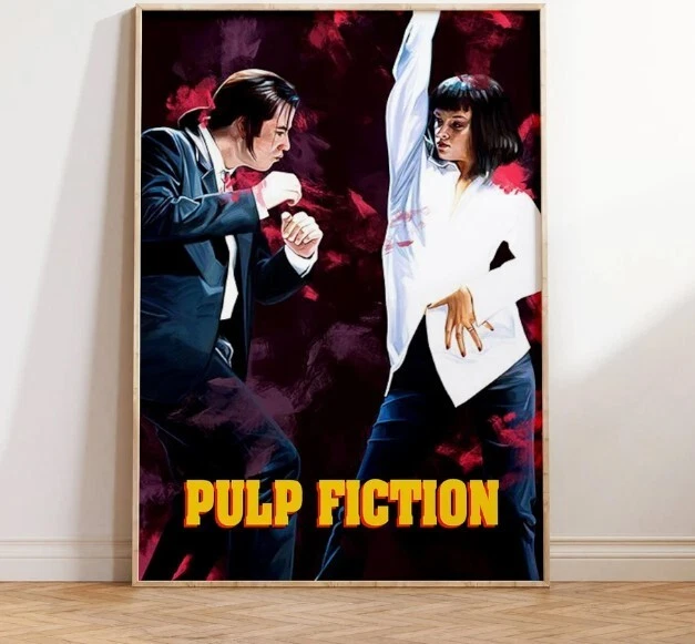 Pulp Fiction Poster - Classic Quentin Tarantino Film Print - Iconic ...