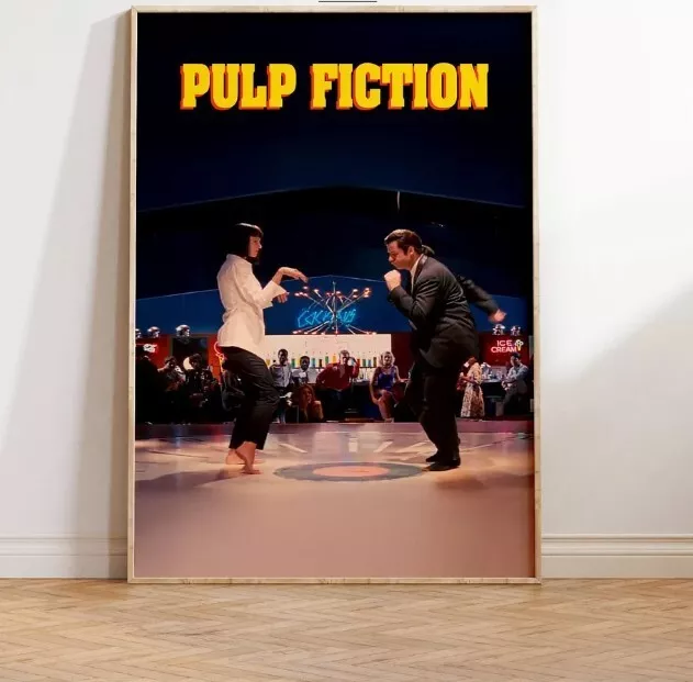 Pulp Fiction Poster - Classic Quentin Tarantino Film Print - Iconic ...