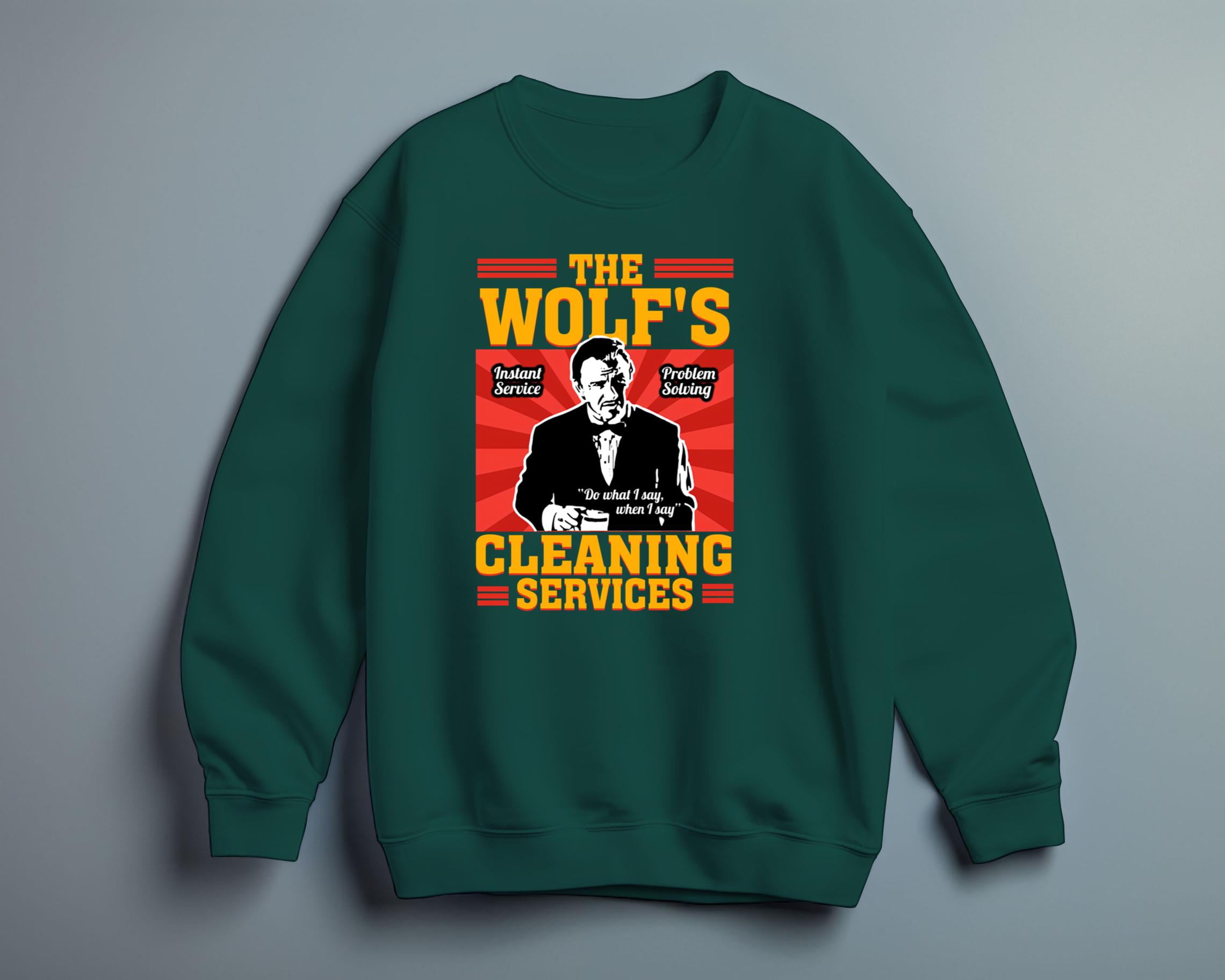 Pulp Fiction The Wolf Vintage T-Shirt, Winston 'The Wolf' Wolf Shirt ...