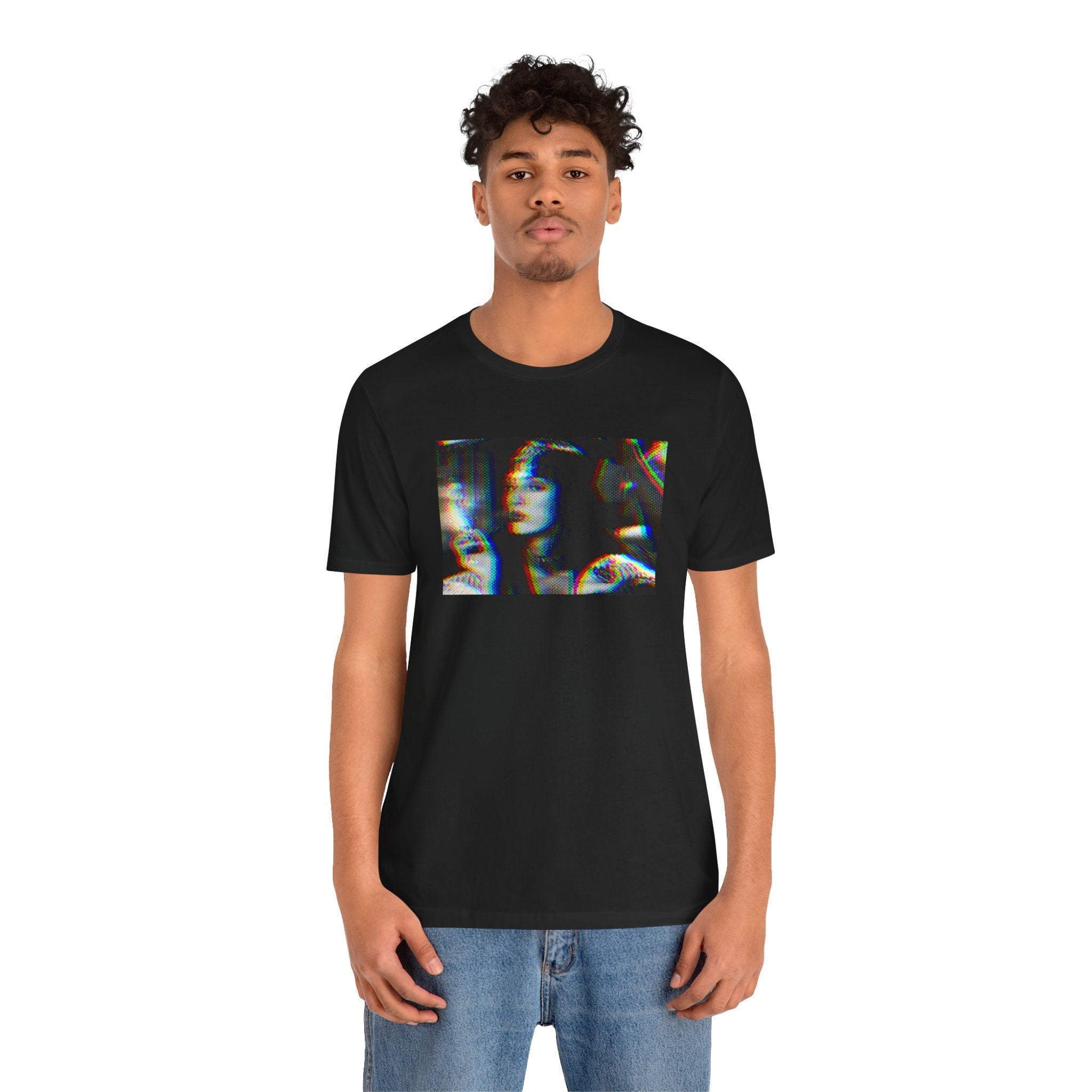 Pulp Fiction Trippy Ulma Thurman T-shirt Unisex T-shirt Movie T-Shirt ...