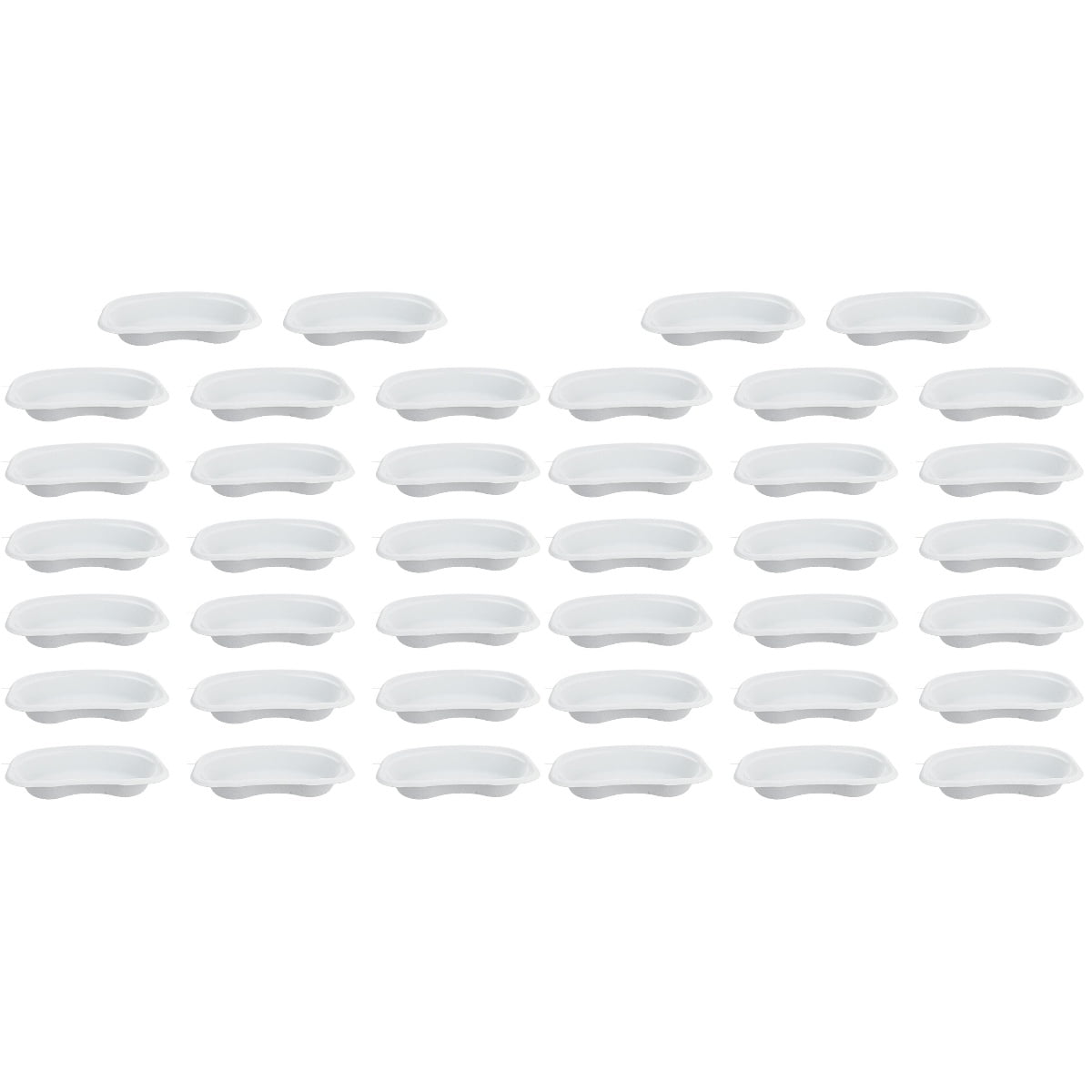 Pulp Kidney-shaped Tray Simple Design Multi-functional Disposable Plate ...