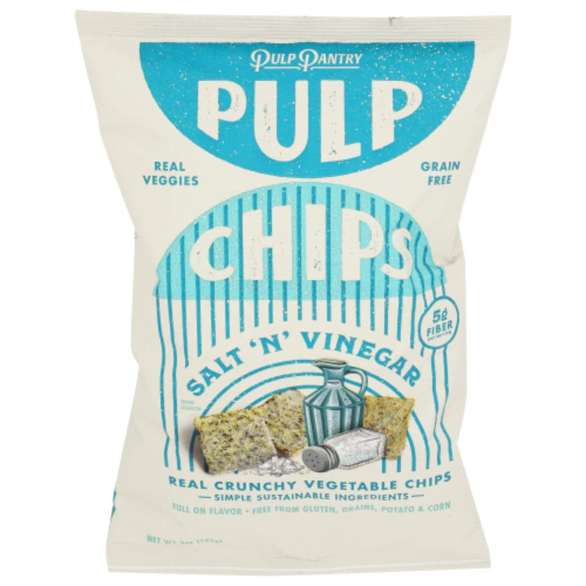 Pulp Pantry - Chips Pulp Salt Vinegar 5 OZ - Pack of 15 - Walmart.com