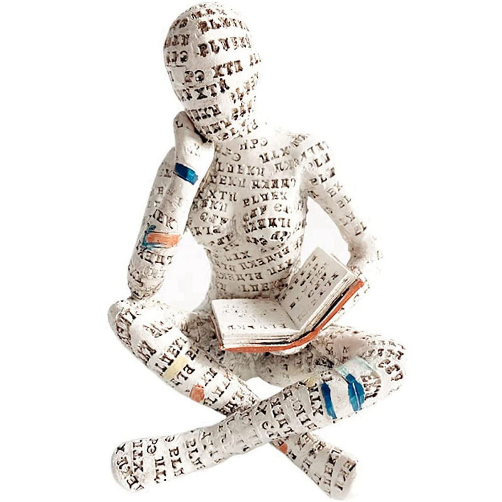 Pulp Reading Figurine Resin, Statue Sculpture Modern Decoration on ...