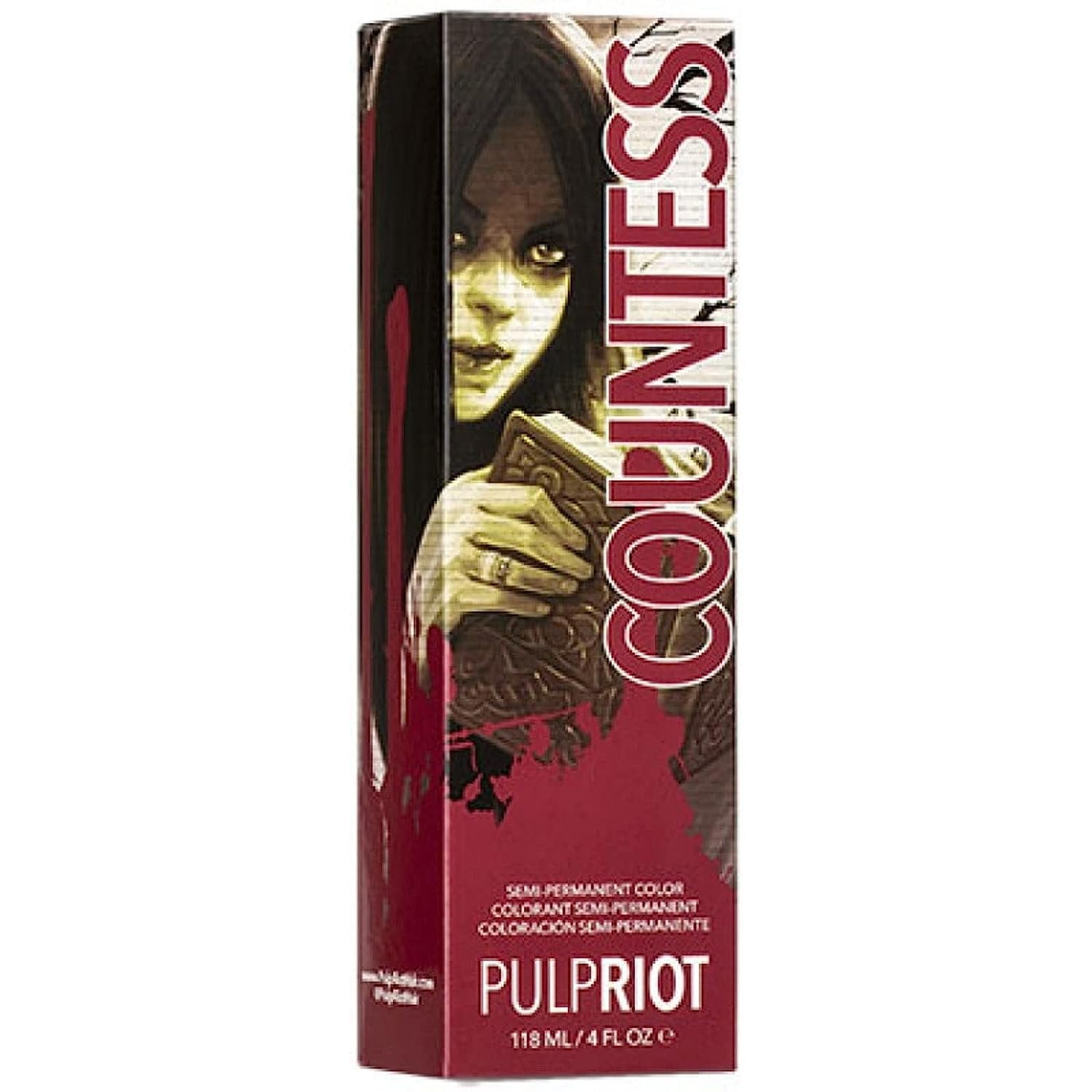 Pulp Riot Semi-Permanent Hair Color, Countess, 4oz, Vegan Dye, Long ...