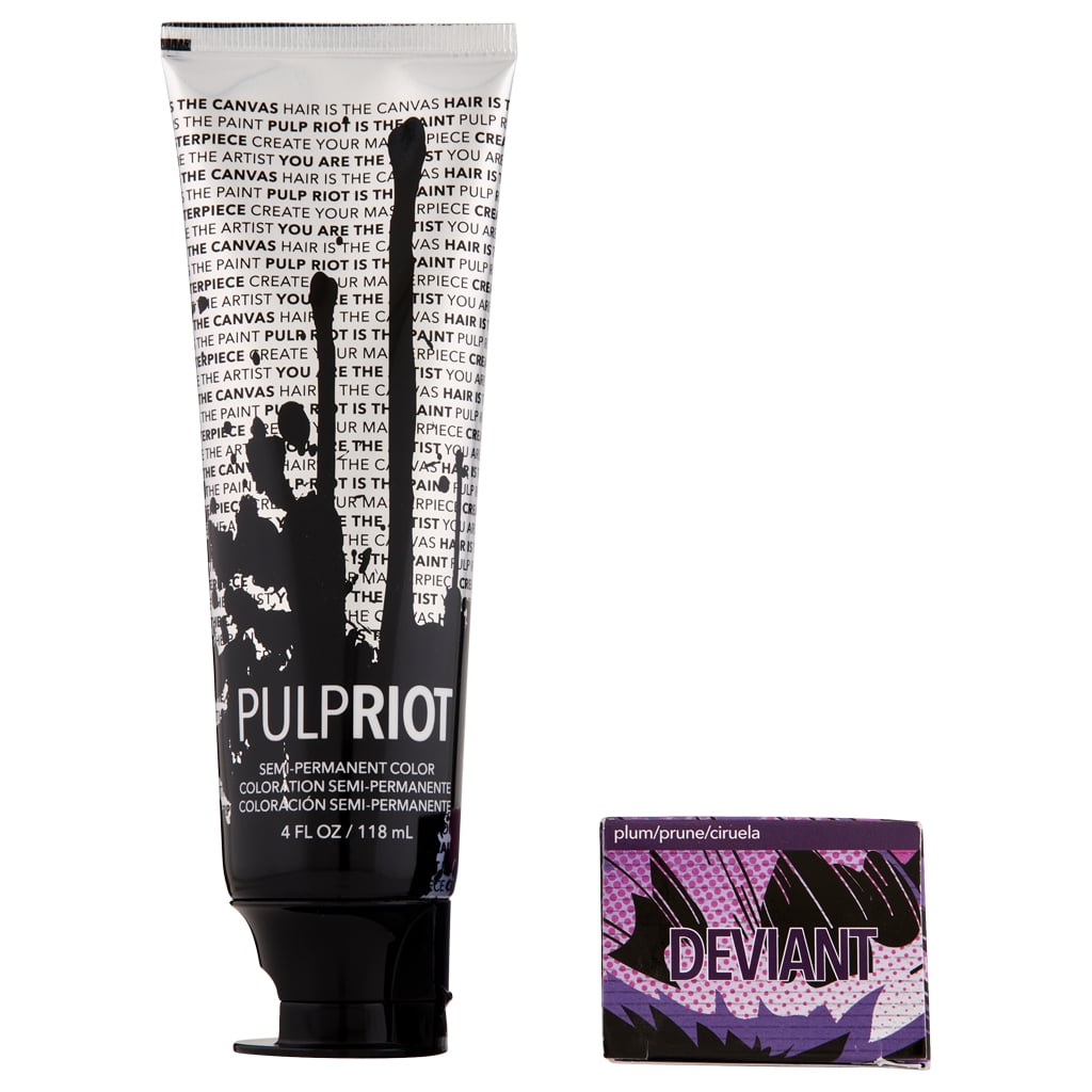 PulpRiot Neopop Collection Semi-Permanent Color (4 oz) - Deviant/Plum ...