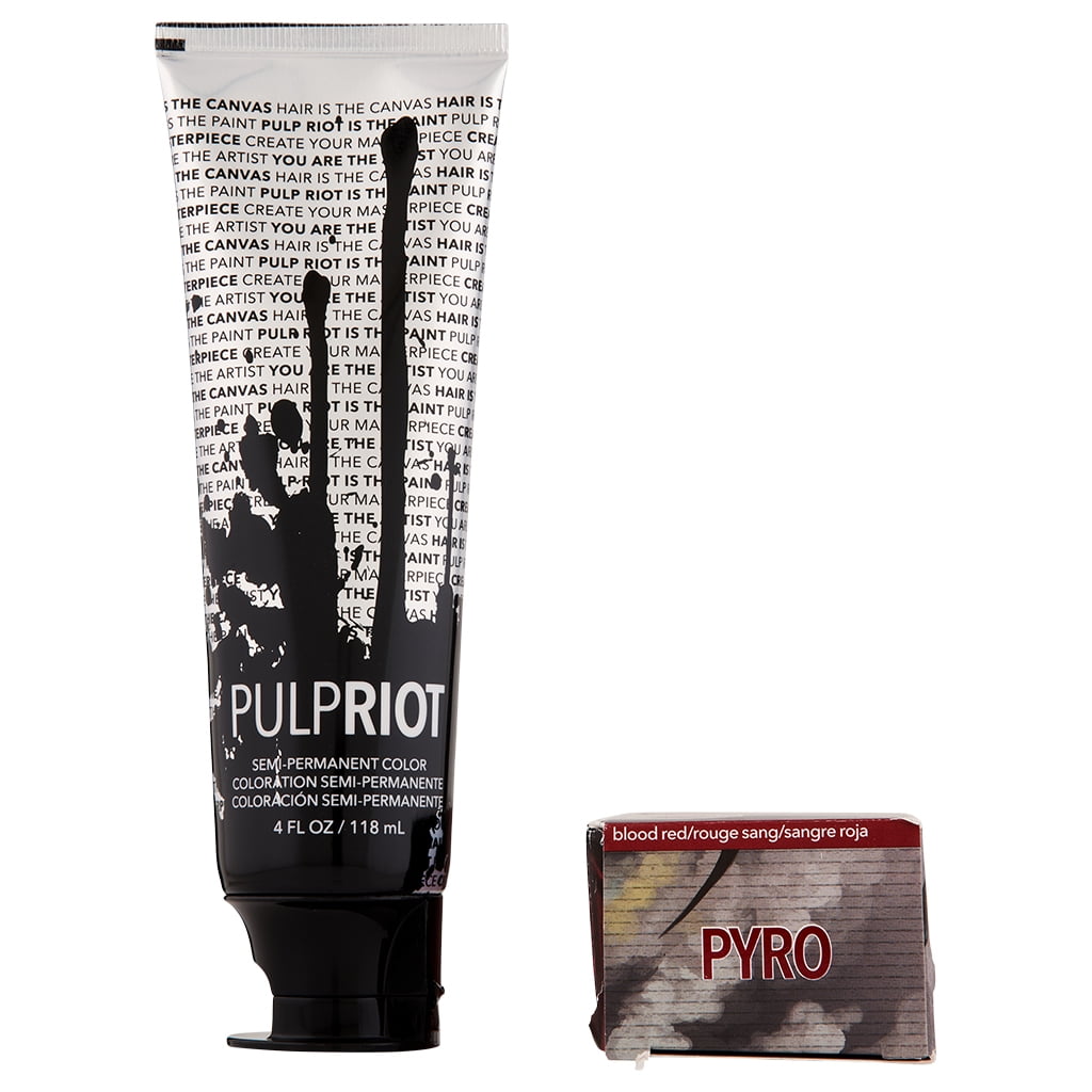 Pulp Riot Semi Permanent Hair Color Pyro 4 oz - Walmart.com