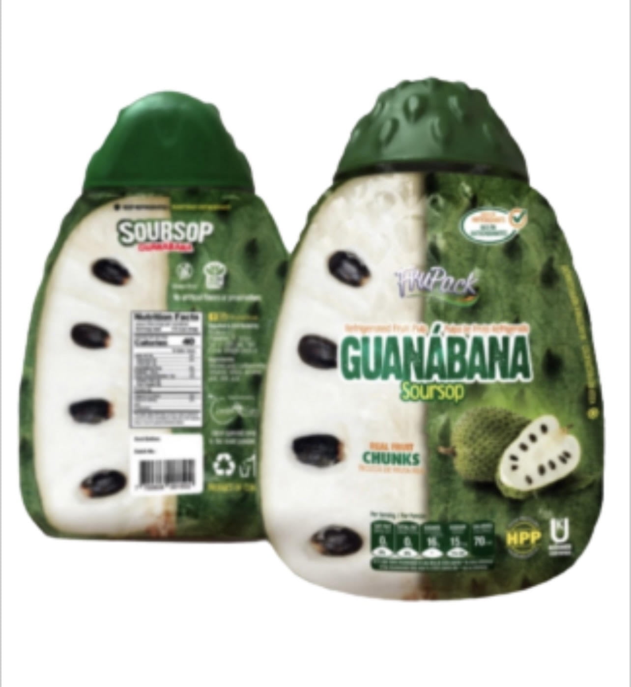 Frupack, Pulpa de Guanabana, Soursop Fruit Pulp, 40.5 Oz - Walmart.com