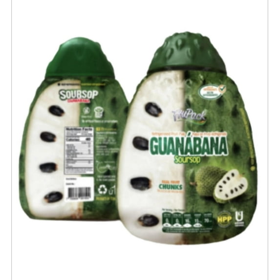 Frupack, Pulpa de Guanabana, Soursop Fruit Pulp, 40.5 Oz - Walmart.com