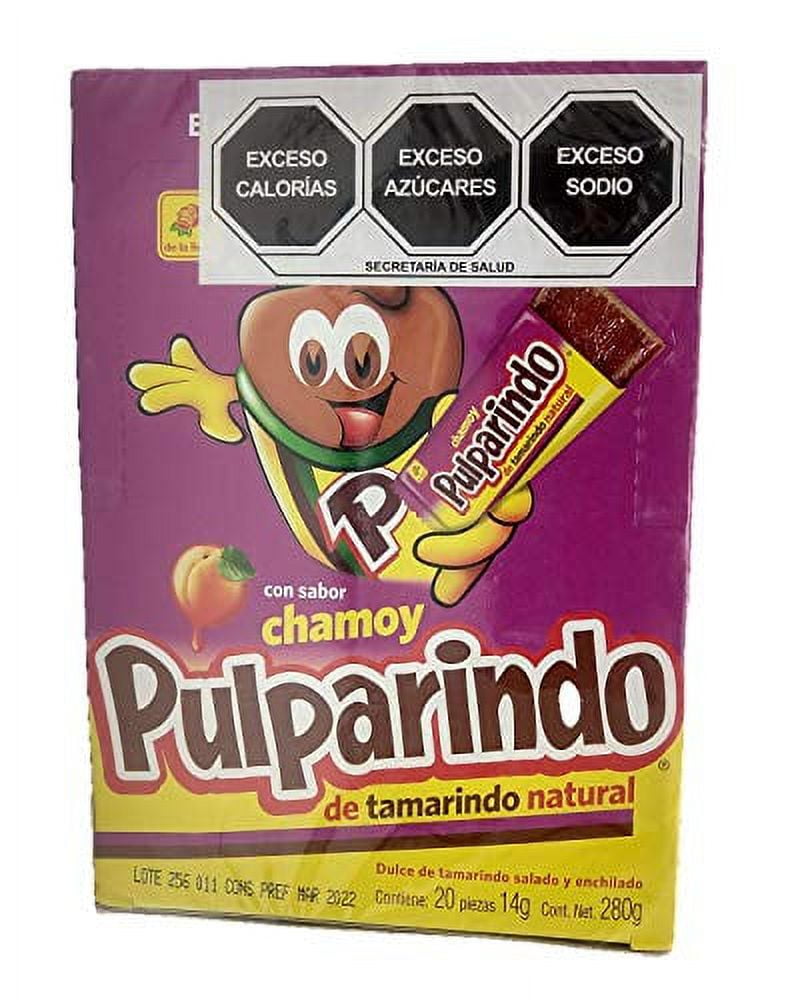 Pulparindo Chamoy Tamarind Pulp Candy 20 count - Walmart.com
