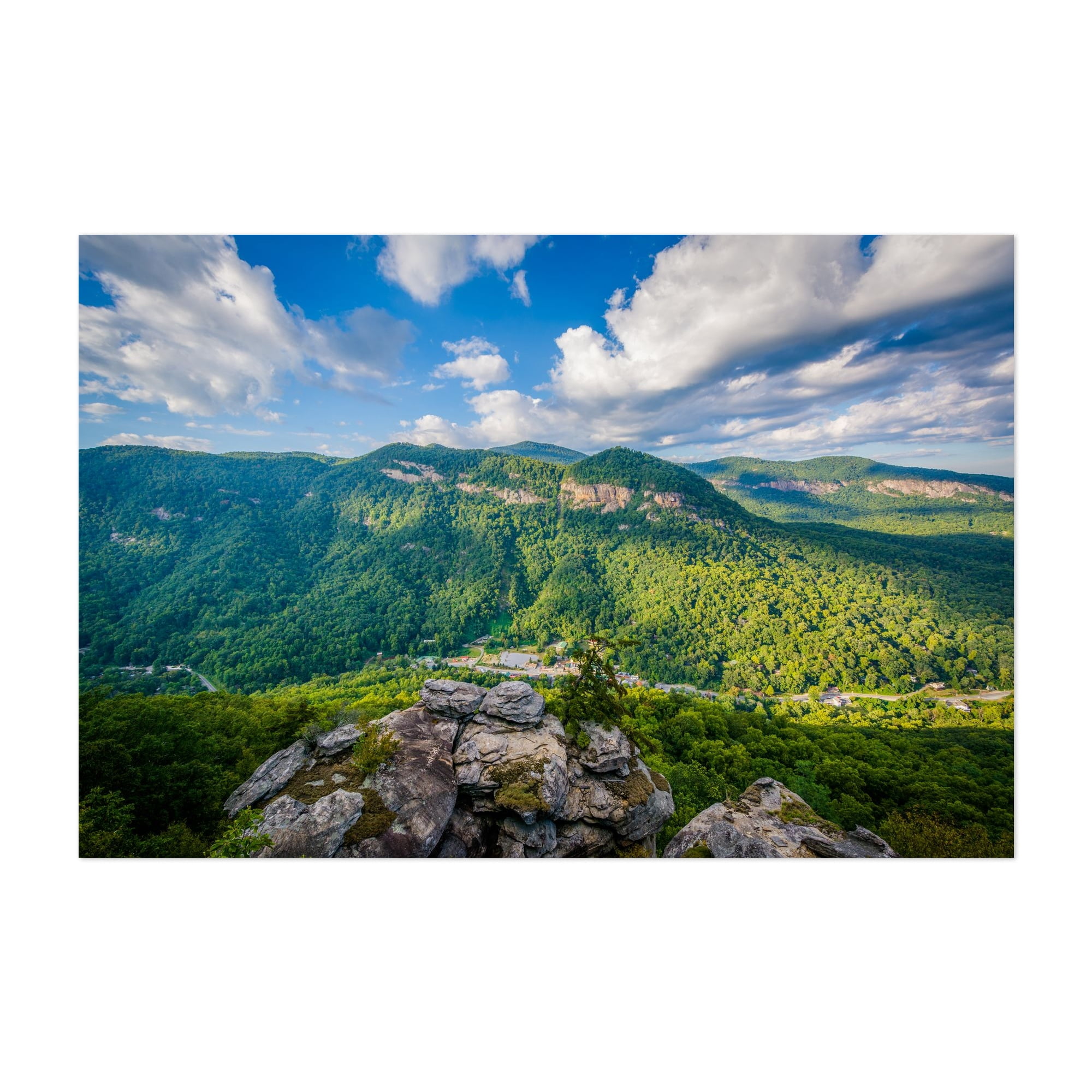 Pulpit Rock - Lake Lure North Carolina Photography Landscape Mountain ...