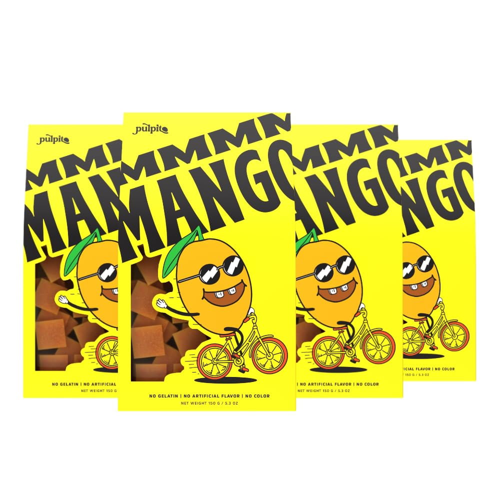 Pulpito Dried Mango Bites MSF2 - Soft & Juicy Mango Chunks with a ...