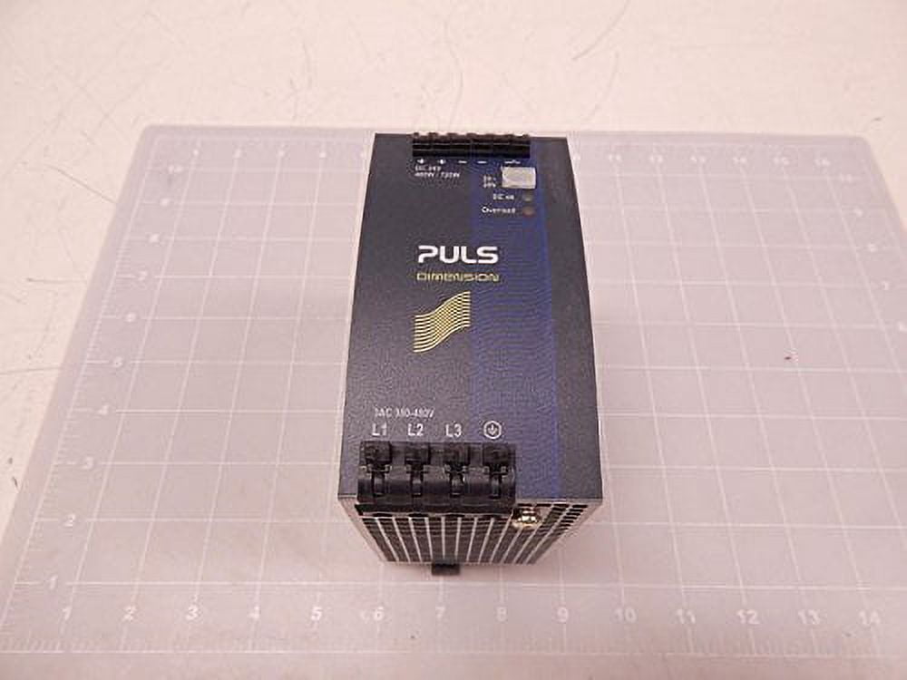 Puls High Efficiency DC Power Supply, Metal Case, 24-28VDC, 480W, Long ...