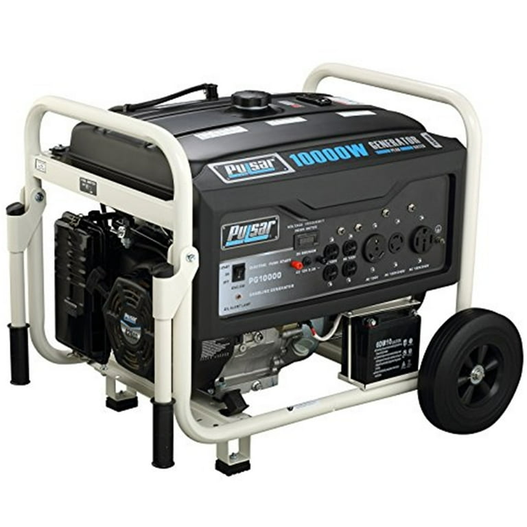 Pulsar 12,000W Dual Fuel Portable Generator In Space Gray, 46% OFF