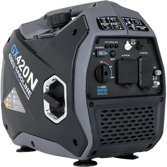 Pulsar 2,400W Portable Gas-Powered Quiet Inverter Generator With USB ...