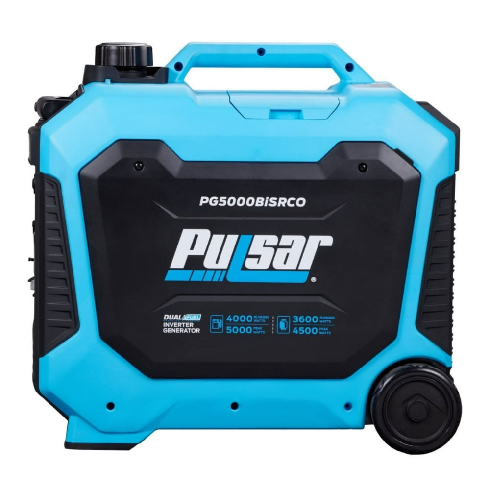 Pulsar 5000-Watt Quiet Propane Gas Powered Inverter Generator, RV Ready ...