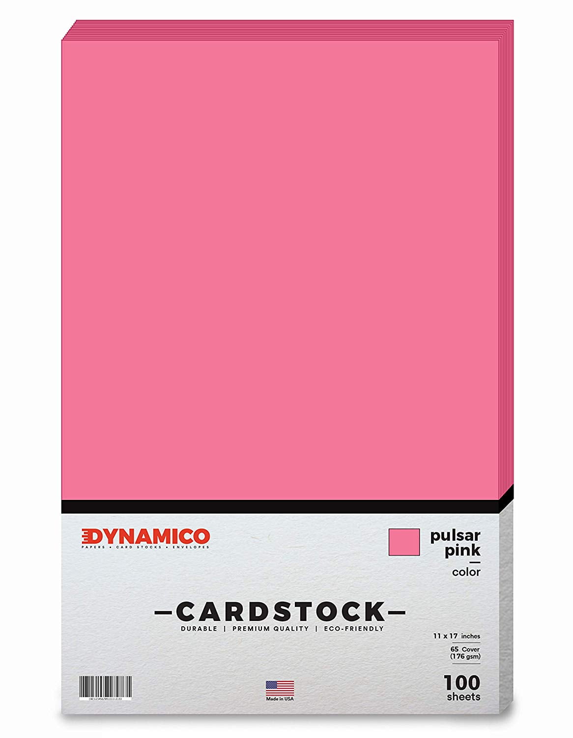 Pulsar Pink 11 x 17" Cardstock Paper - Tabloid/Ledger - for Cards and ...