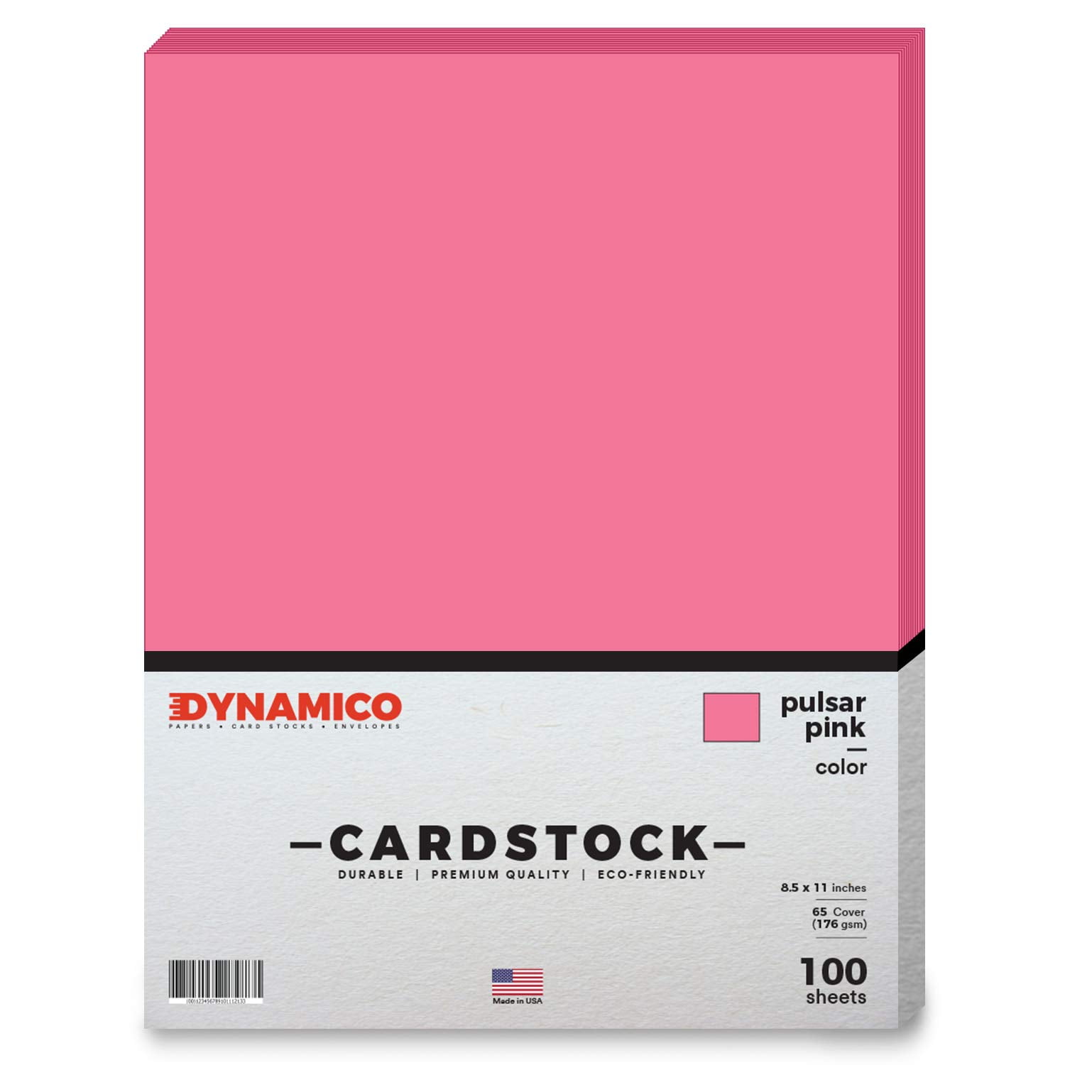 Pulsar Pink Cardstock Paper – 8 1/2 x 11" Medium weight 65 LB (175 gsm ...