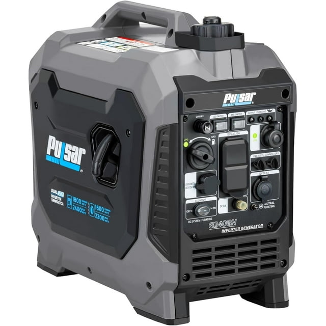 Pulsar Products G240BN, 2400W Portable super-quiet Dual Fuel & Parallel ...
