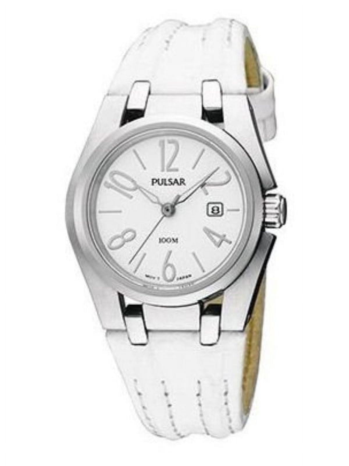 Pulsar's Ladies' Leather Strap Collection watch #PXT663 - Walmart.com