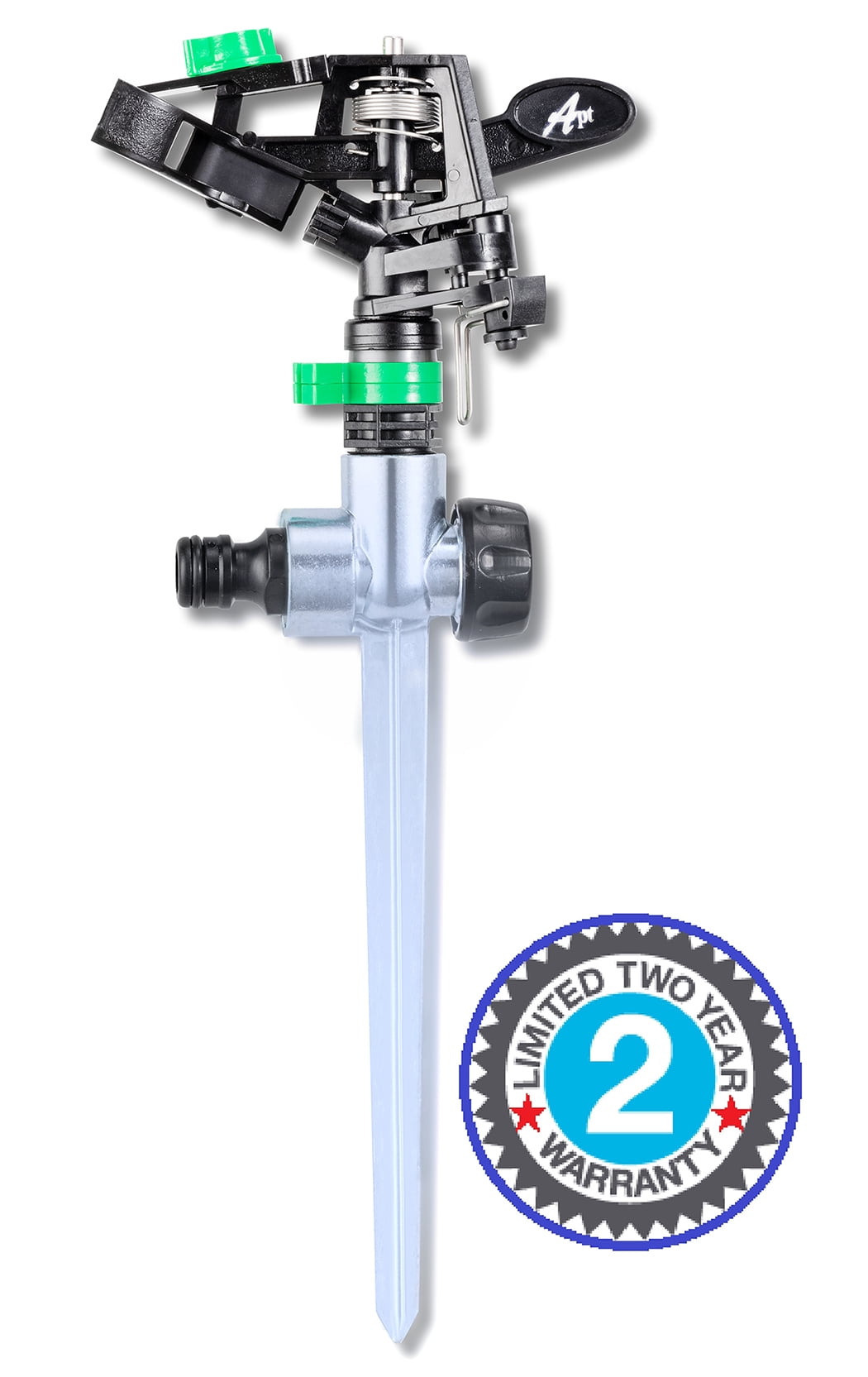 APT Pulsating Sprinkler for Yard, Lawn, Garden, Connected Water, 80 ...