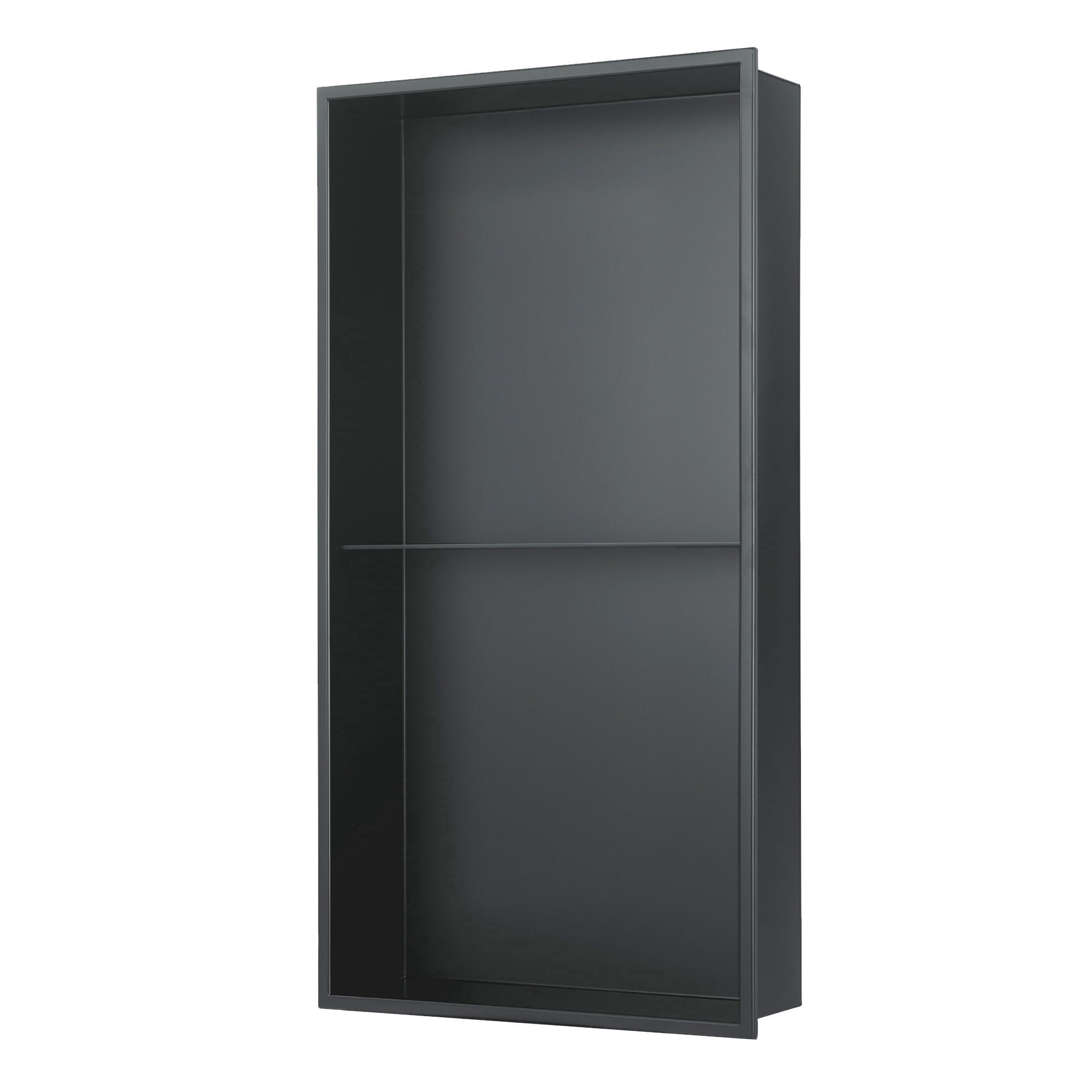 12-in x 24-in Ultra-thin Frame Recessed 2-Section Stainless Steel ...