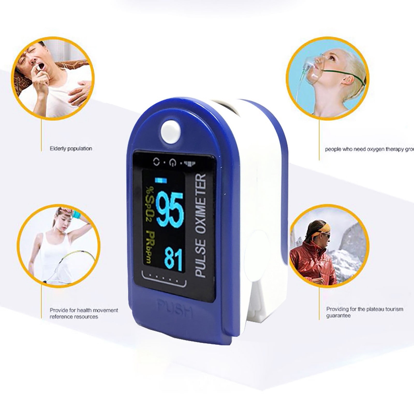 Pulse Oximeter Pulse Oximeter - Clinically Accurate SpO2 Reader ...