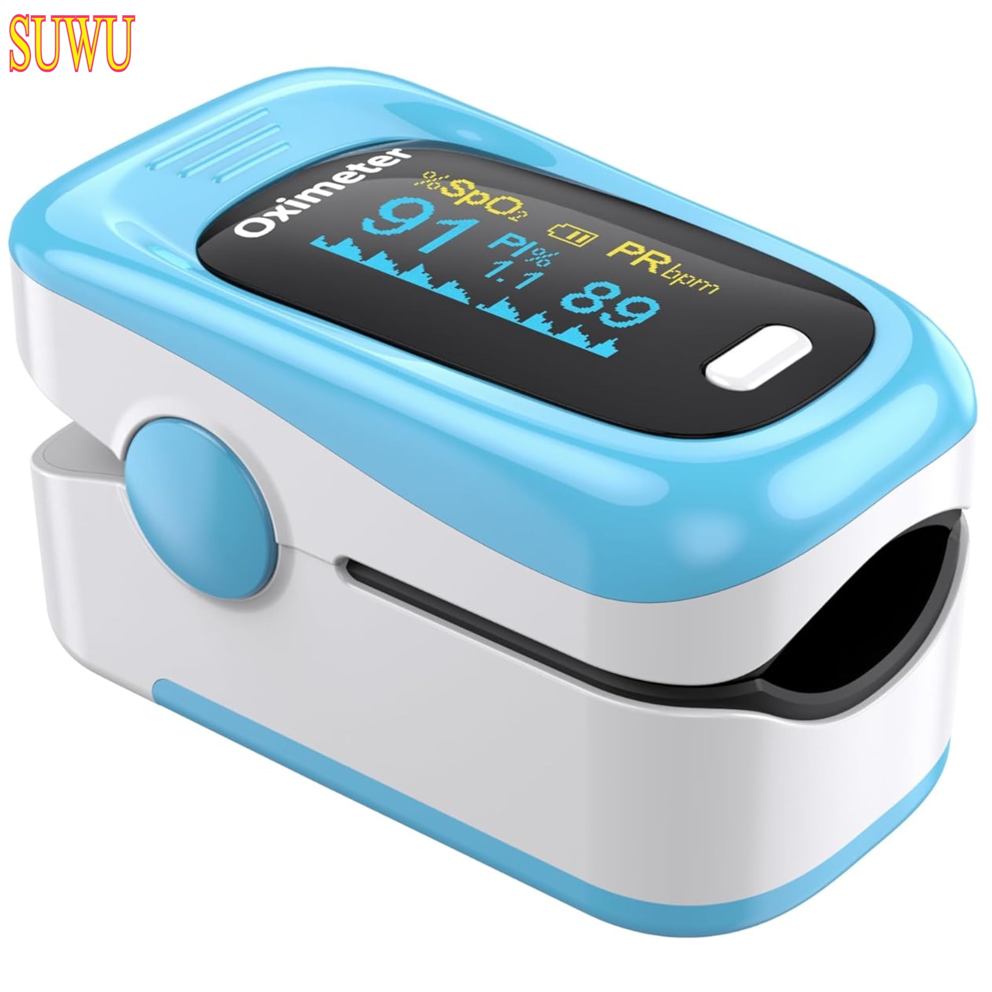 Pulse Oximeter with Fast & High-precision SpO2 Measurement, Blood ...